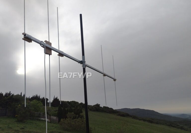 Antena Yagi-Uda VHF de 6 elementos para operaciones portables – EA7FY